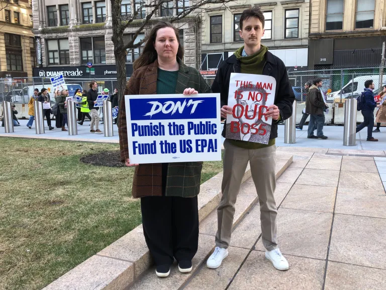 NYC EPA Workers Decry Trump Cuts at Lunchtime Walkout - New Black Voices